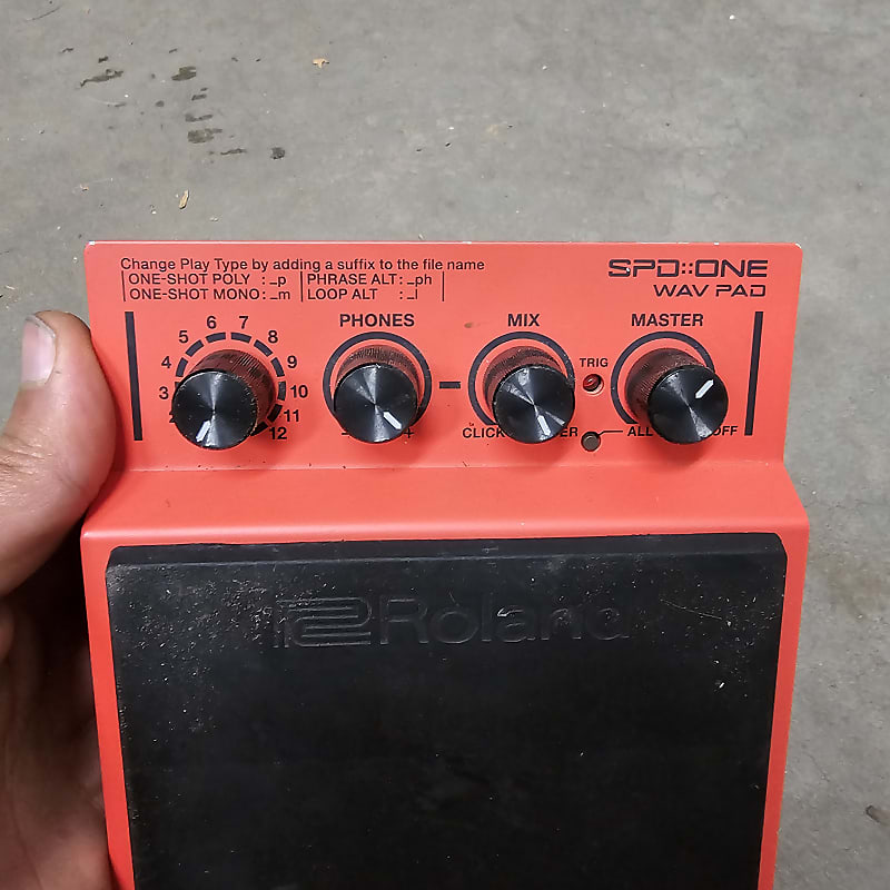 Roland SPD::One Wav Sampler; Red | Reverb