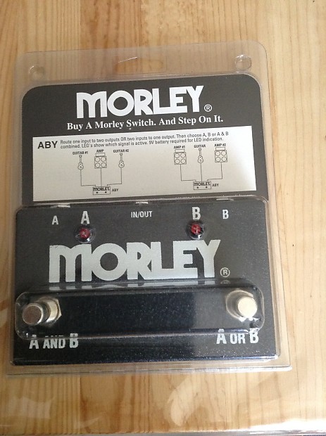 Morley ABY a/b switch Black | Reverb