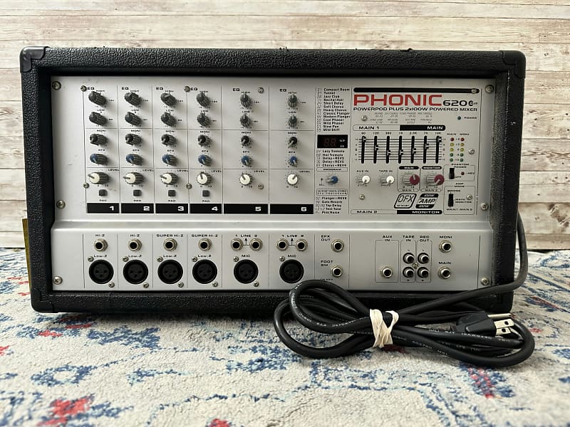 Used Phonic 620 PLUS POWERED MIXER | Reverb