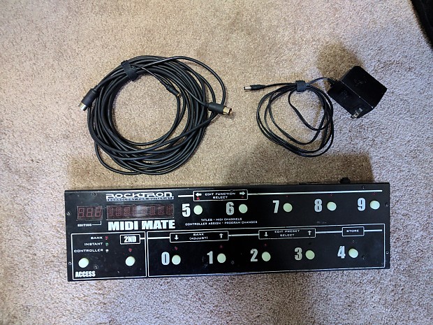Rocktron Midi Mate W/MIDI Cable And Power Supply | Reverb