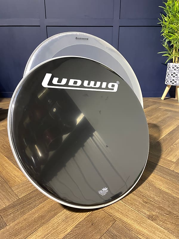 Ludwig by Remo Bass Drum Heads Skins Set Of 2 22” #KO138 | Reverb UK