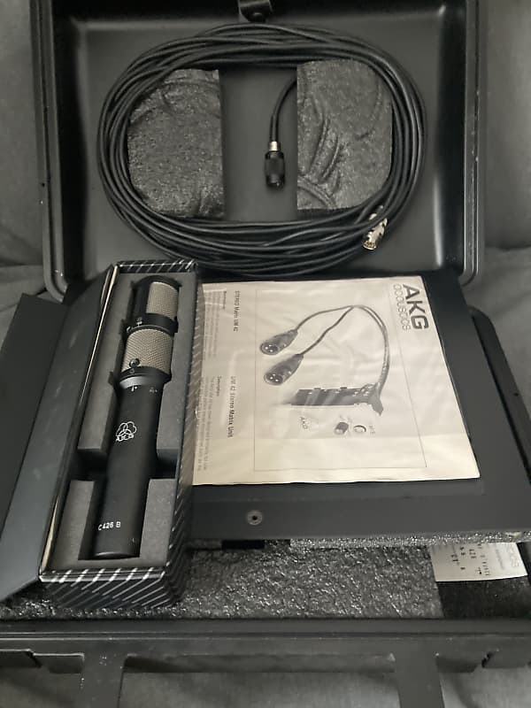 AKG C426B 1980s Stereo Condenser Mic | Reverb