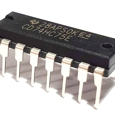 CD74HC75E 74HC75 High Speed CMOS Logic Dual 2-Bit Latch - 10 | Reverb