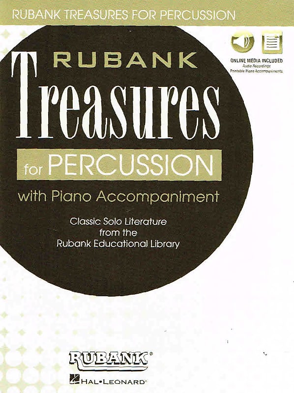 Treasures for Percussion with Piano Accompaniment | Reverb