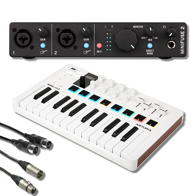 Arturia MiniLab 3 Compact MIDI Keyboard and Pad Controller | Reverb