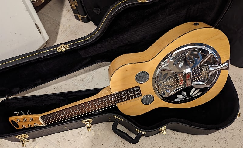 Gann Dobro style Resonator guitar | Reverb