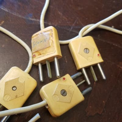 Philips Hirschmann 104 Tefifon 3-pin plug Stereo 1 flat 2 | Reverb UK