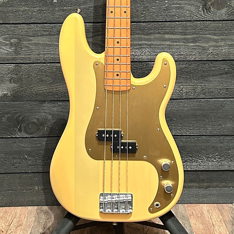 Fender Squier 40th Anniversary Precision P'Bass Gold | Reverb Slovakia