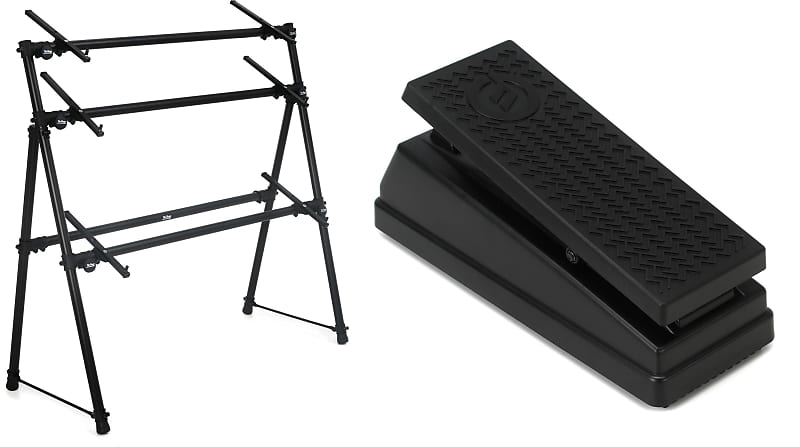 On-Stage KS7903 3-Tier A-Frame Keyboard Stand Bundle with | Reverb