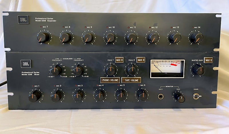 JBL Vintage Microphone Mixer #5306 w/Expander #5308 | Reverb
