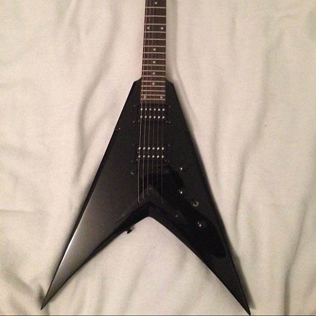 Dean Flying V Dave Mustaine Signature Model Black | Reverb