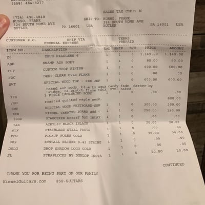 Kiesel Zeus 6 Loaded! - Blue to Aqua Candy Fade | Reverb