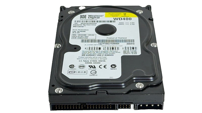 Western Digital 40GB WD400BB-23FJA0 Hard Drive #1026 (One)THS | Reverb