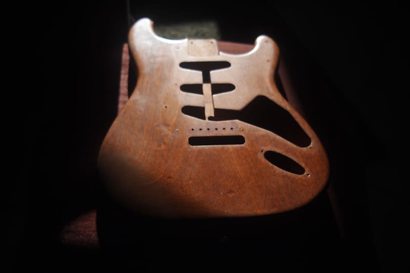 Fender Mahogany Strat Guitar Body - nature | Reverb