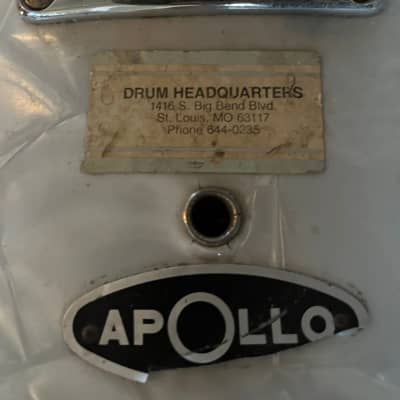 Apollo 3 Piece Drum Set Late 70's - Antique White Pearl w/ | Reverb