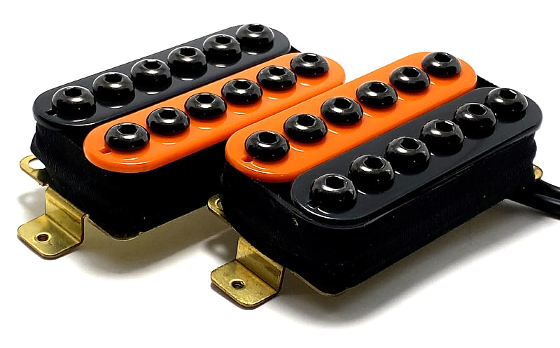 Dragonfire Zebra Crusaders HH Pickup Set, Bridge+Neck | Reverb