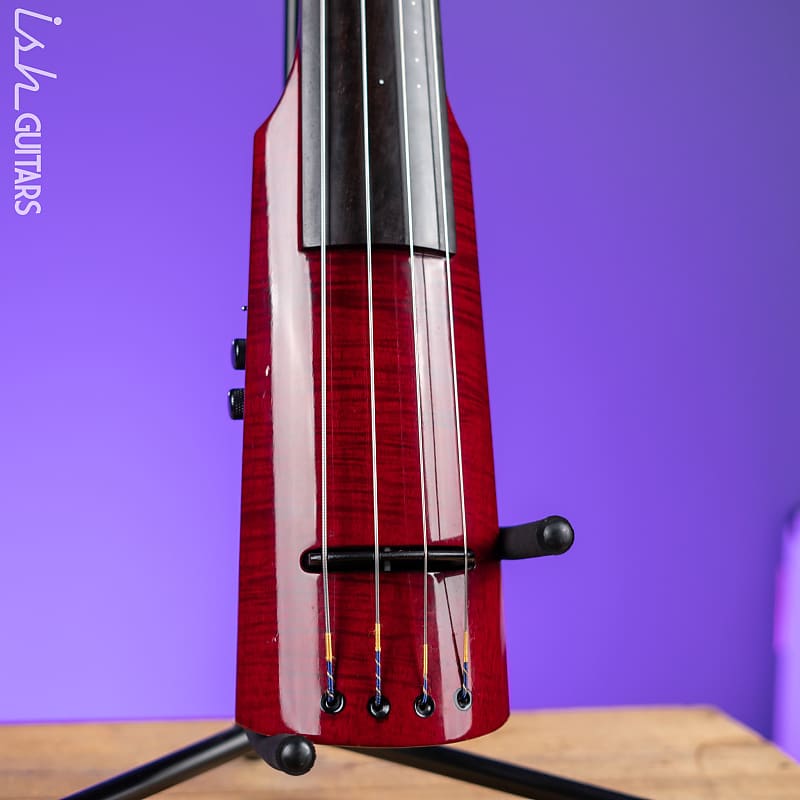 NS Design WAV4 Electric Upright Bass - Transparent Red | Reverb Canada