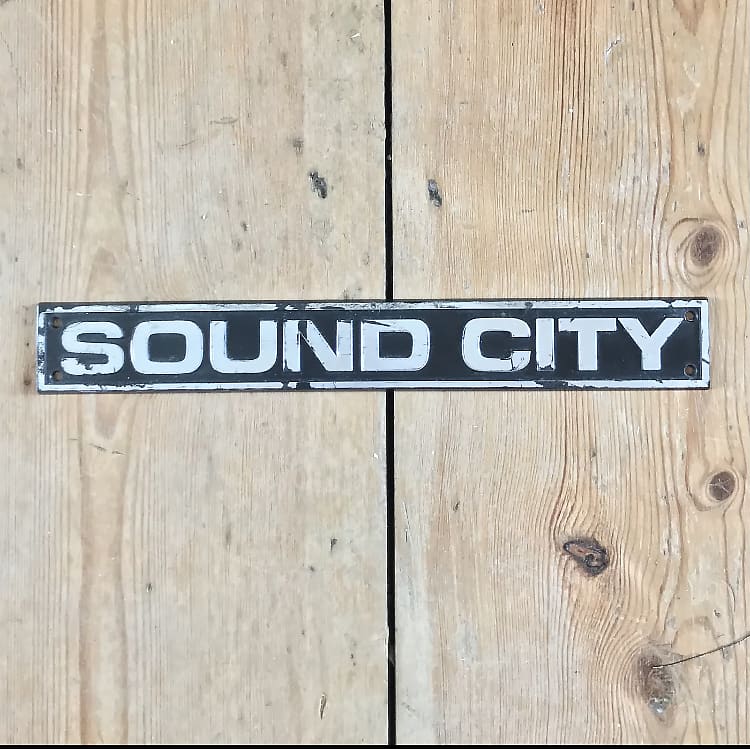 Vintage Sound City Soundcity 4x12 Logo - Dallas Arbiter 1972 | Reverb