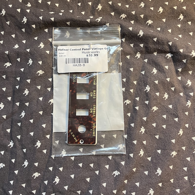 Hofner Tortoise Control Panel | Reverb