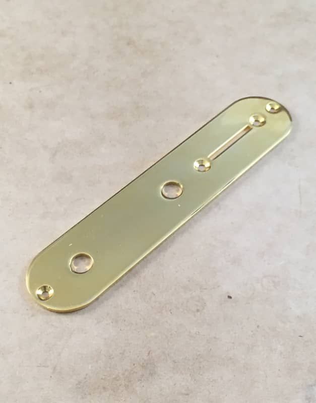 Thick Gold Relic Control Tele Plate Electric Guitar For | Reverb