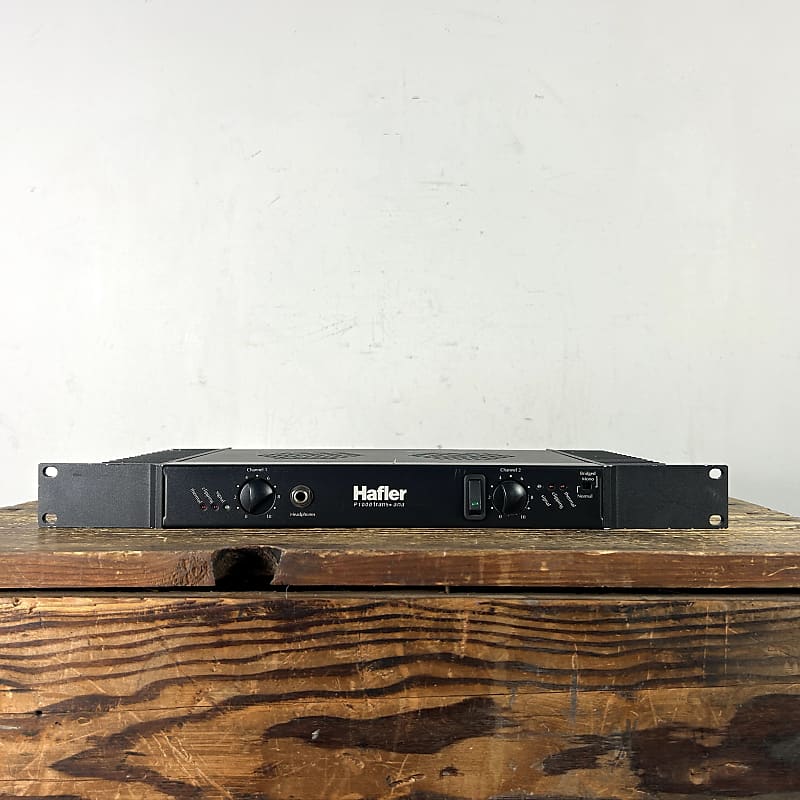 Hafler P1000 Trans-Ana Stereo Amplifier - Black | Reverb