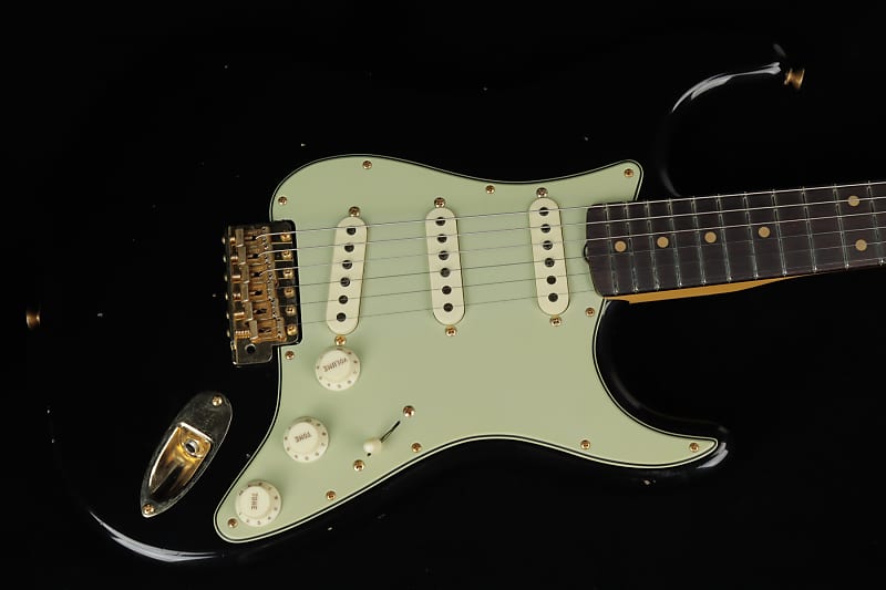 Fender Custom 1960 Stratocaster Relic - BK (#381) | Reverb UK