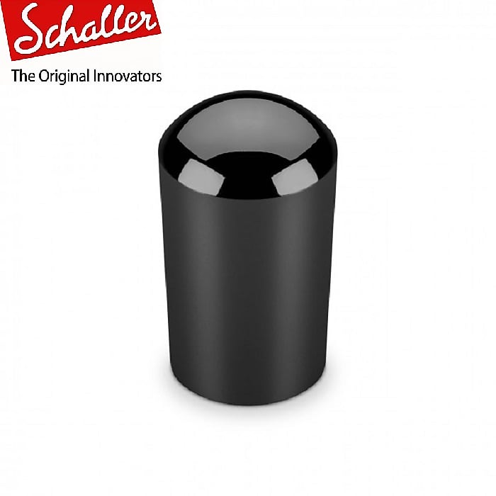 Schaller Toggle Switch Tip (15210400) - Black Chrome - NEW | Reverb