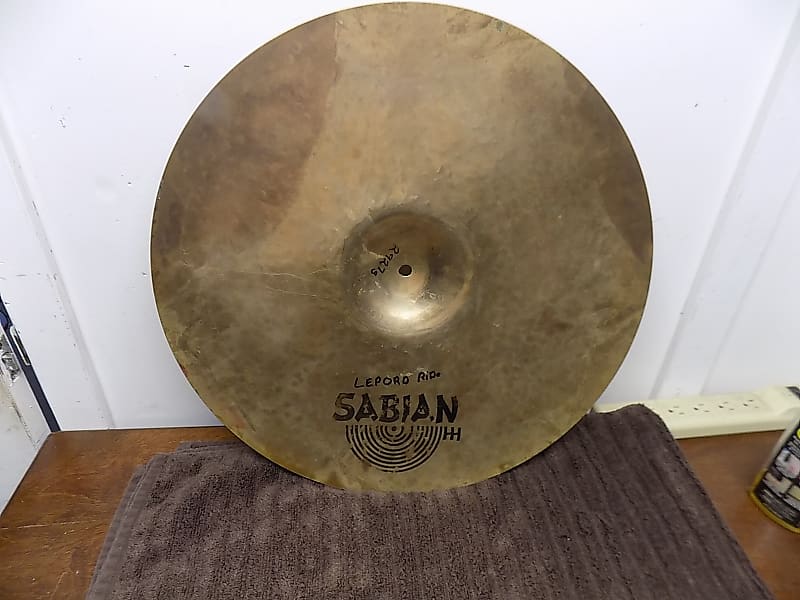 Sabian 20" Leopard Ride 1980? - Brass | Reverb