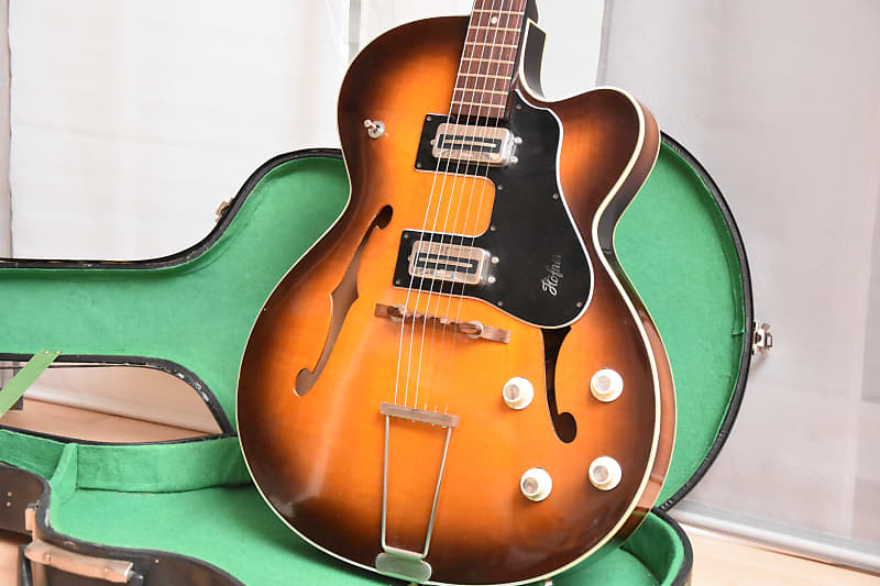 Höfner 4500 + orig Case! – 1967 German Vintage Thinline Semi | Reverb