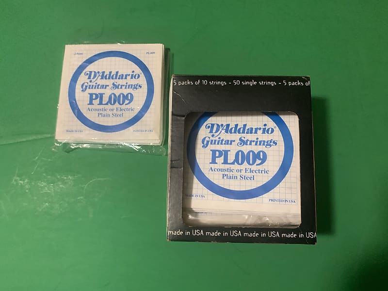 200 Strings - D'Addario PL009 Single String 4 boxes 50 | Reverb 200 Strings - D'Addario PL009 Single String 4 boxes 50 | Reverb