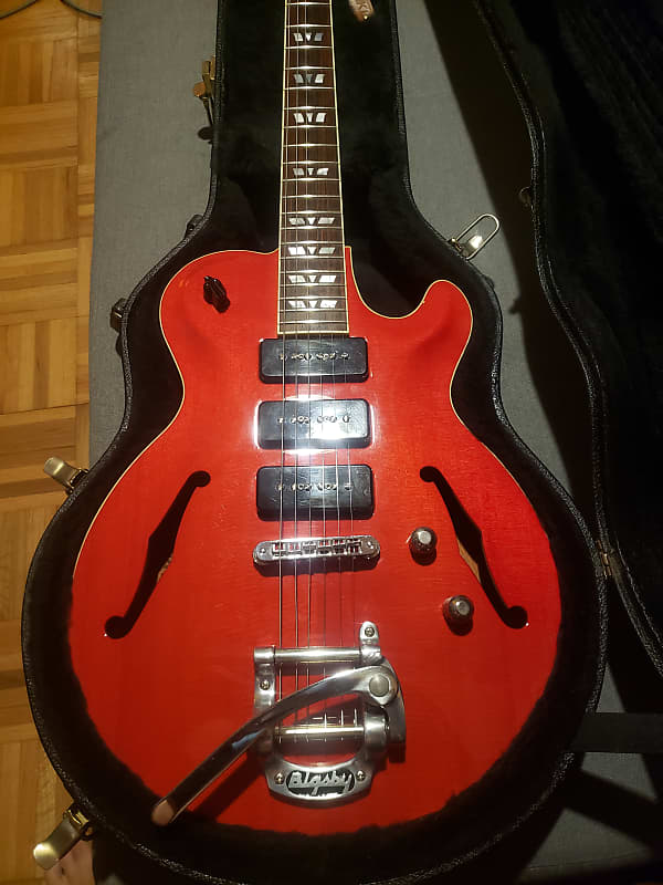 Hamer (USA) Monaco III 3 - Transparent Red | Reverb