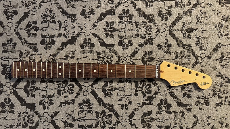 2022 USA Fender JEFF BECK Stratocaster NECK LSR Rosewood. | Reverb