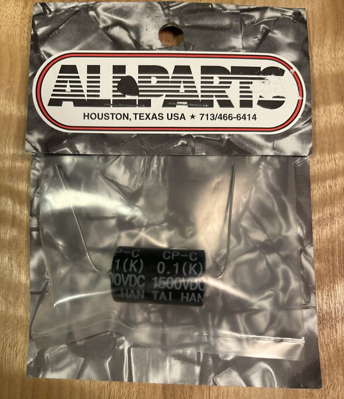 Taihan Black Bee 0.1 uF capacitor - Allparts EP-4399-000 - | Reverb
