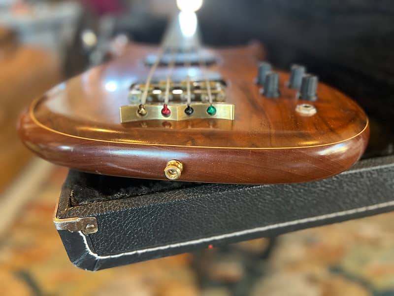Alembic Orion 4 String Bass - Gorgeous Walnut & Gold Hardware | Reverb