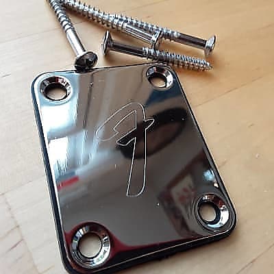 Unbranded Silver Neck Plate for Electric Guitar | Reverb