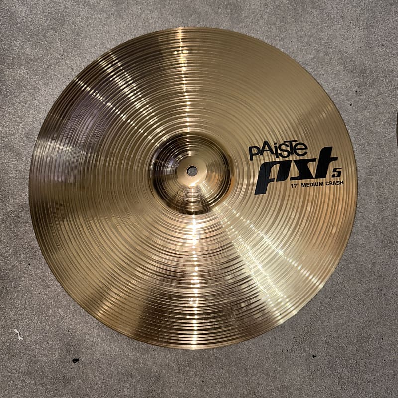 Paiste PST5 17” Medium Crash Cymbal – Rare Find in Excellent | Reverb