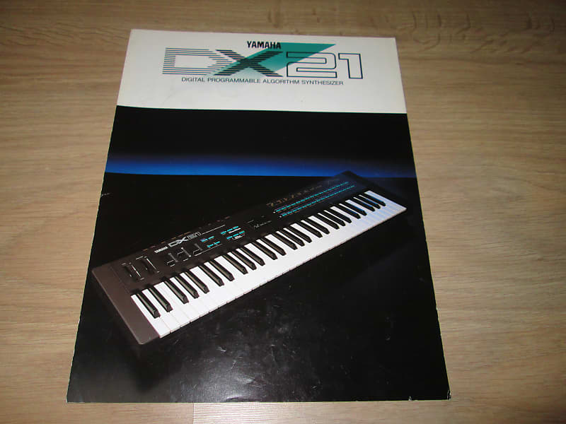 Yamaha DX-21 Vintage Synthesizer Brochure - Original | Reverb