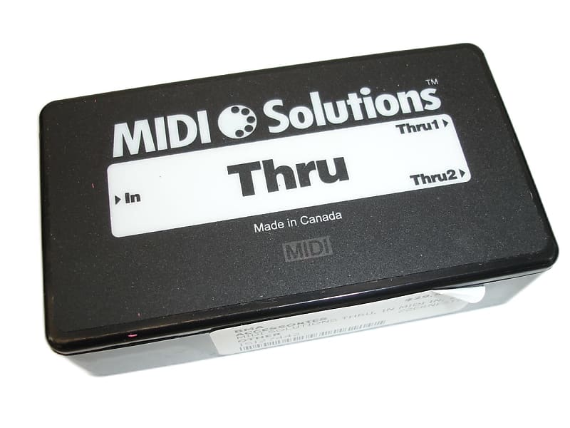 MIDI Solutions Thru 2-Output Active MIDI Thru Box | Reverb