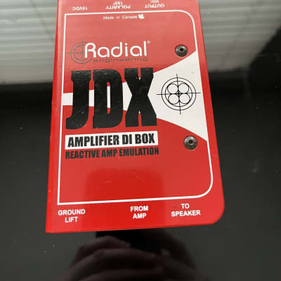 Radial JDX Amplifier DI Box Reactive Amp Emulation | Reverb