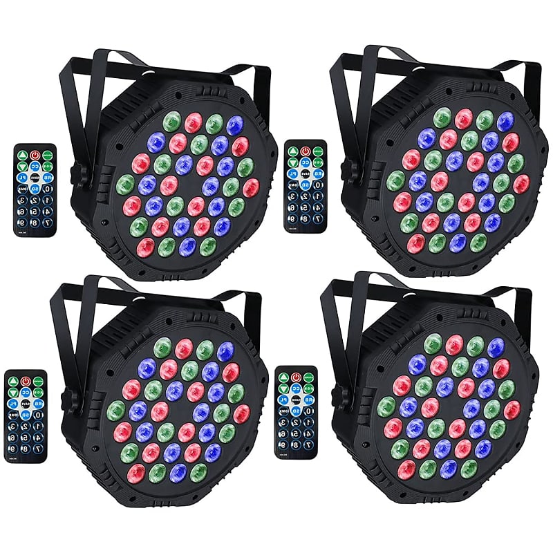 Stage Lights 36 Rgb Led Dj Par Lights Dmx & Remote Controlled | Reverb
