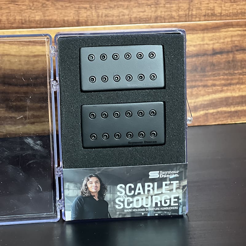 Seymour Duncan Mark Holcomb Scarlet & Scourge Set-Black Matte | Reverb