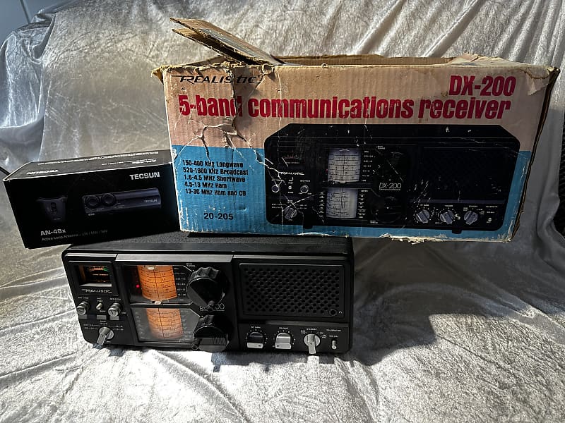 Realistic DX-200 Shortwave Radio Receiver w/ Tecsun AN48x | Reverb