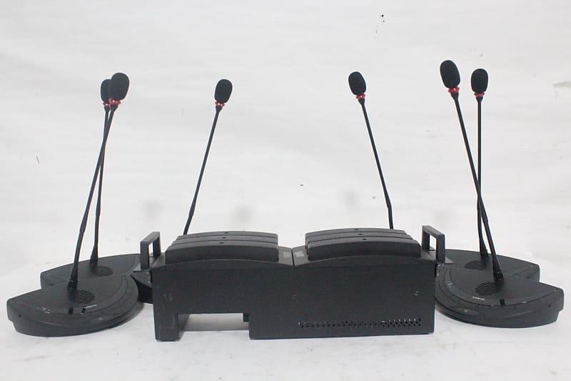 (6) Televic Confidea DD Conference Microphone Units w/ (6) | Reverb
