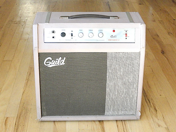 1966 Guild Thunder 1 Vintage 1x10 Tube Guitar Combo Amplifier | Reverb