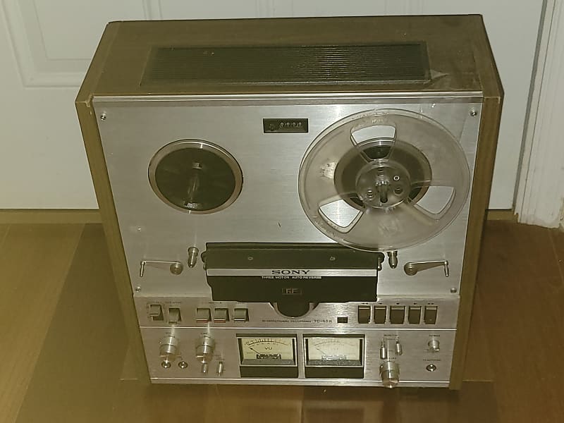 1970's Sony TC-558 Reel-To-Reel Tape Recorder | Reverb