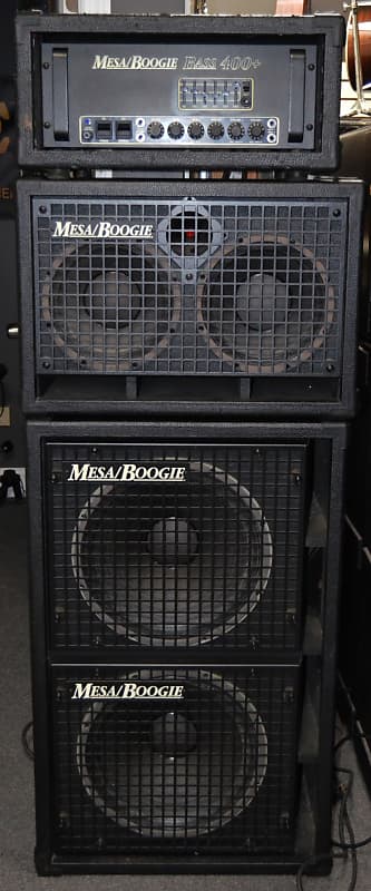 Mesa Boogie Bass 400+ Bass Rig w/ 400+ Head 1-2×15 & 1-2×10 | Reverb