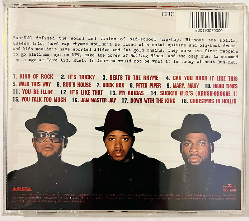 Run DMC Greatest Hits CD OG Hip Hop Walk This Way m, It’s | Reverb