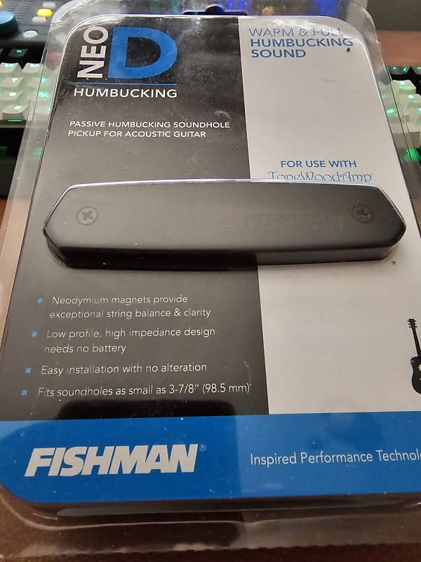 Fishman Neo-D02 Humbucker Soundhole Pickup | Reverb