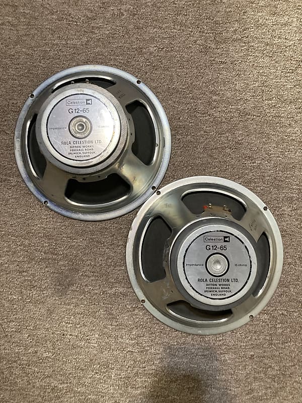 Celestion G12-65 T3054 12” Lead cone - 16 ohm guitar speaker | Reverb