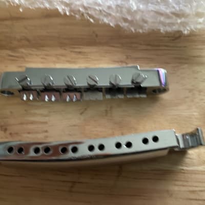 12 string bridge set Kaish 2022 Chrome | Reverb